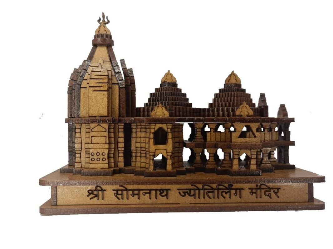 Somnath Mandir Model, Somnath Jyotirlinga Temple, Somnath Mandir ...