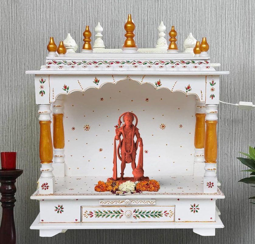 Hanuman Ji Statue, Marble Hanuman Ji, Lord Hanuman Vigrah - Pooja Items