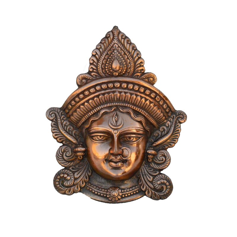 Durga Face Statue, Durga Face Idol, Idol Face Sculpture - Pooja Item Shop
