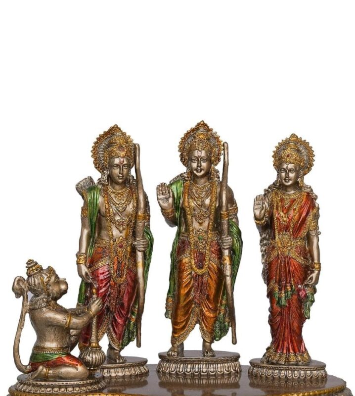 Lord Rama Statue, Ram Sita Lakshman & Hanuman ji, Ram Murti - Pooja ...