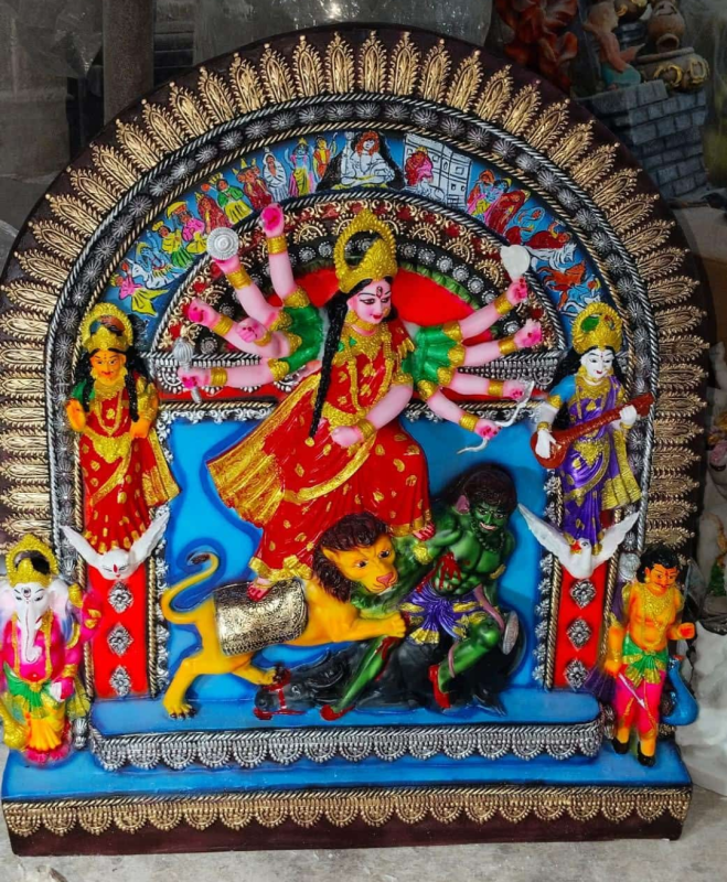 Marble Durga Statue/Durga Full Family, Durga Statue, Marble Durga ...