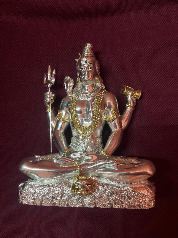 Shiva Statue, Mahadev Statue, Shiva Silver Idol/Mahadev Idol - Pooja ...